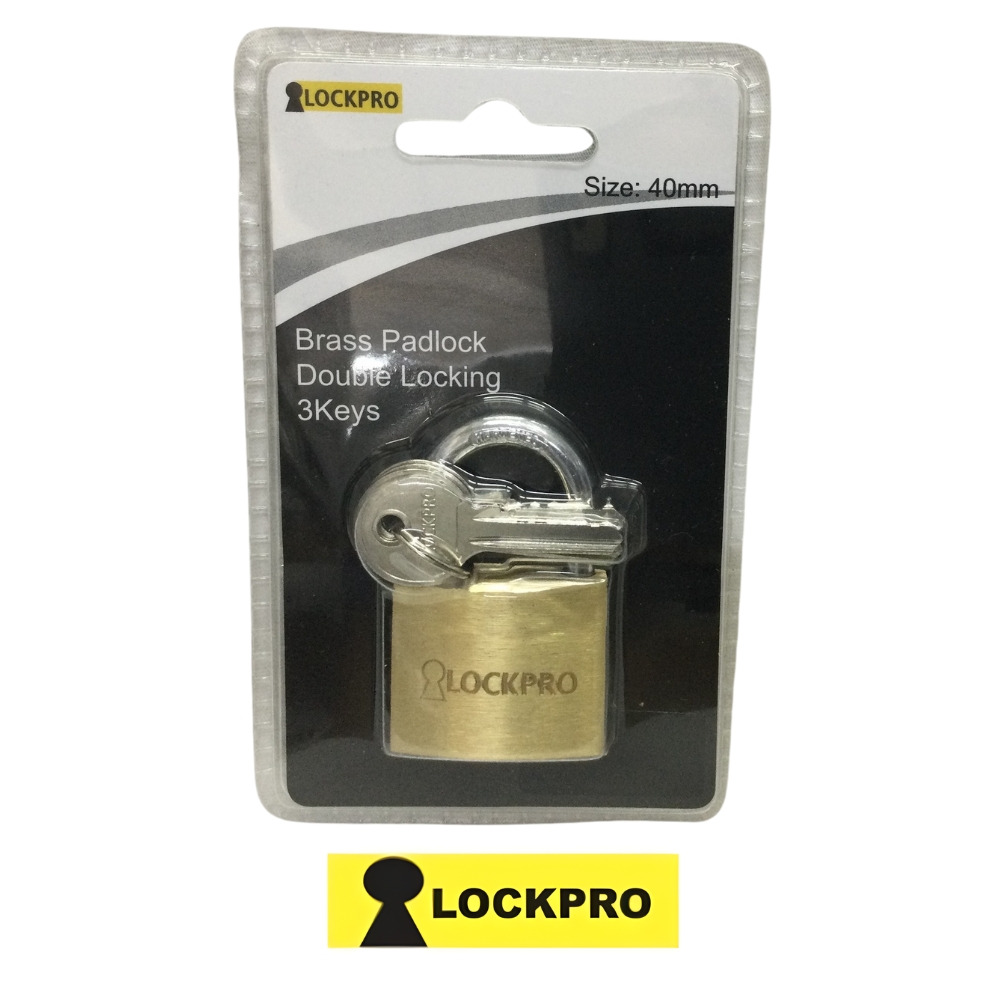 Candado de 40mm bronce lockpro | HOPSA Tienda Online