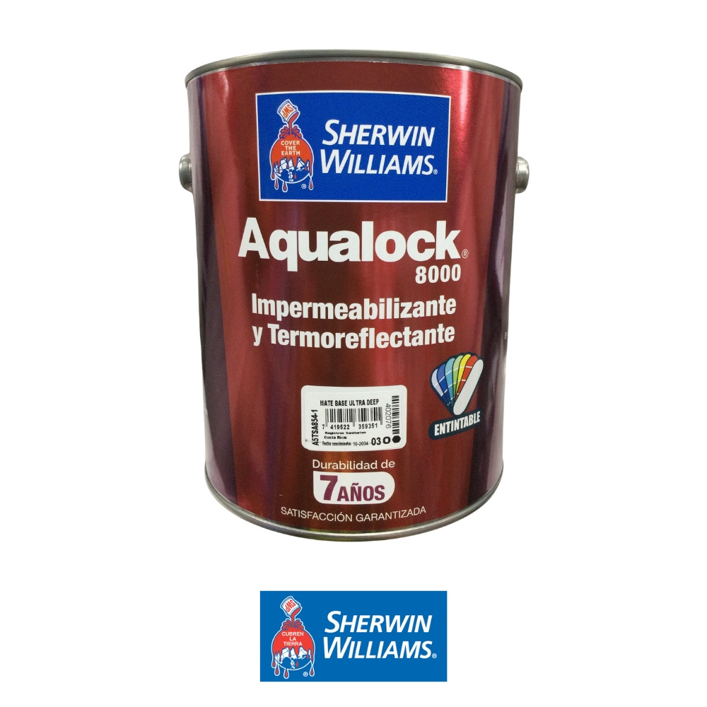 Pintura impermeabilizante aqualock 8000 mate base ultra deep gl ...