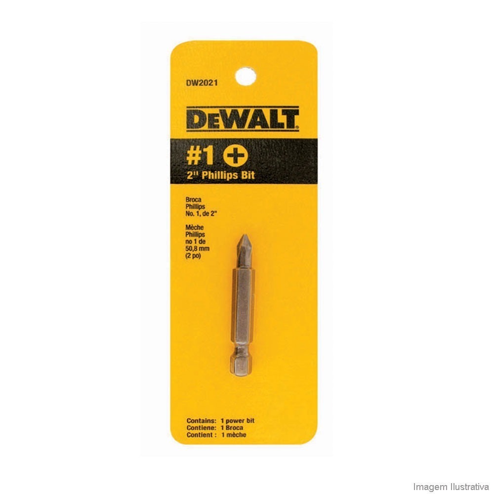 Punta phillips #1 para atornillador dw2021 dewalt | HOPSA Tienda Online
