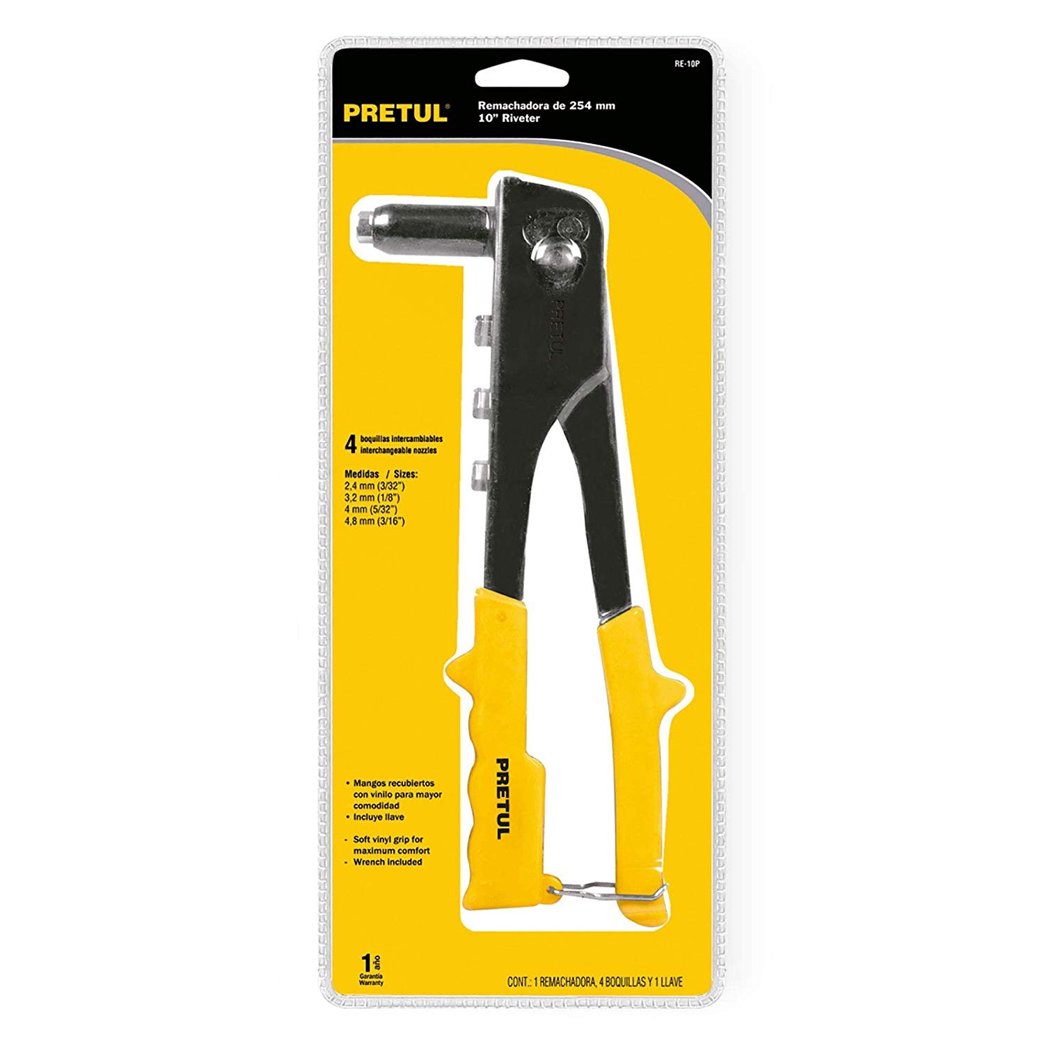 Remachadora 4 boquillas intercambiables petrul | HOPSA Tienda Online