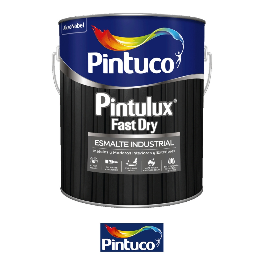 Pintura esmalte pintulux fast dry negro 4551 gl pintuco | HOPSA Tienda ...