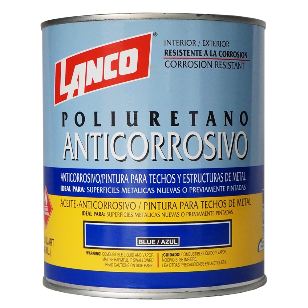 Pintura anticorrosivo poliuretano azul 1/4 mm94-5 lanco | HOPSA Tienda ...
