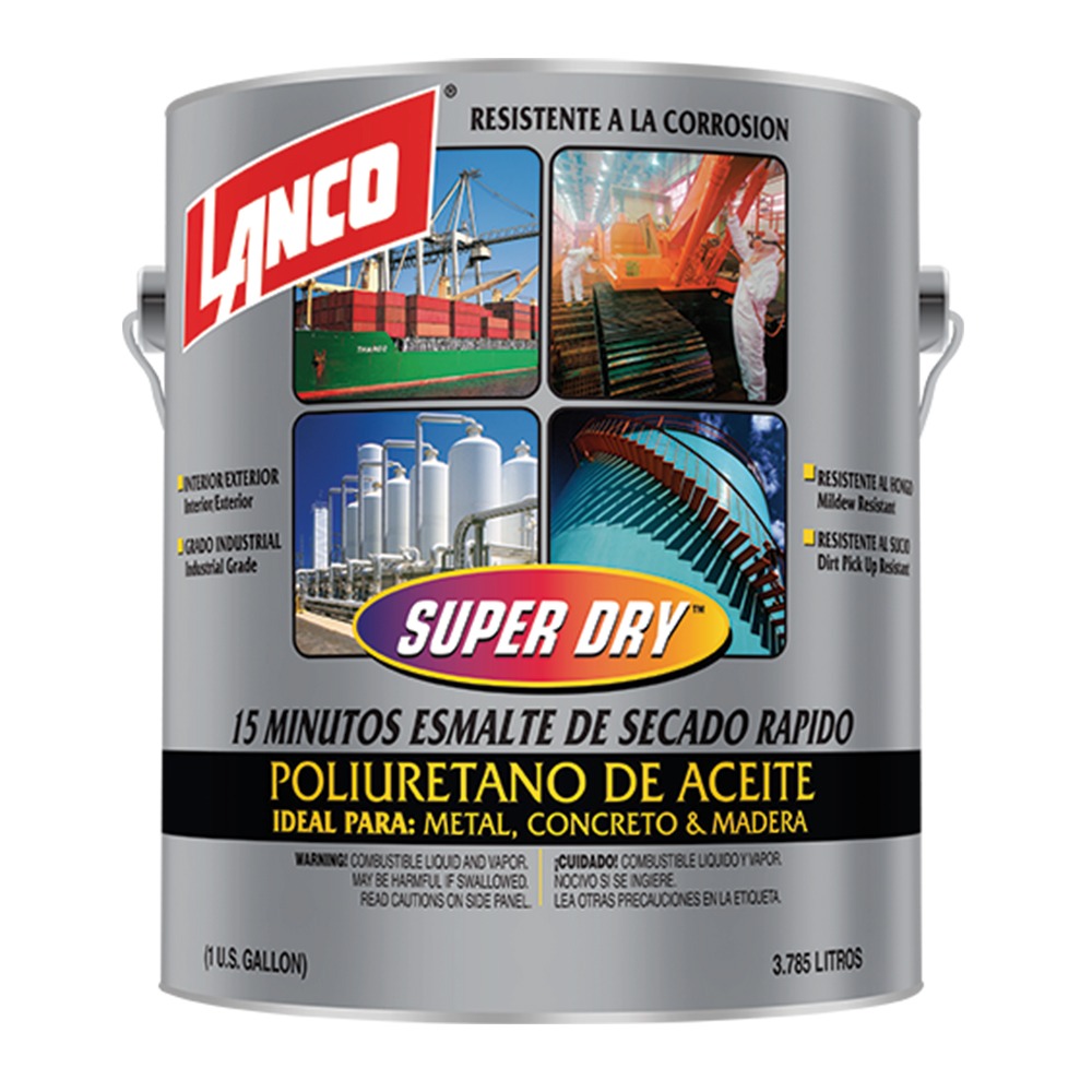 Pintura super dry negro galon sd904-4 lanco | HOPSA Tienda Online