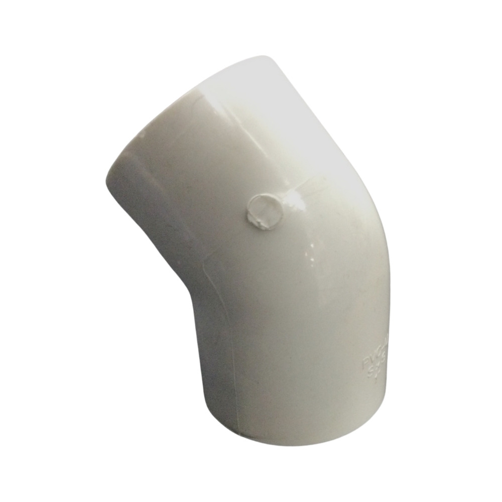 Codo 45º pvc 25mm-1 pulgadas liso sch-40 | HOPSA Tienda Online