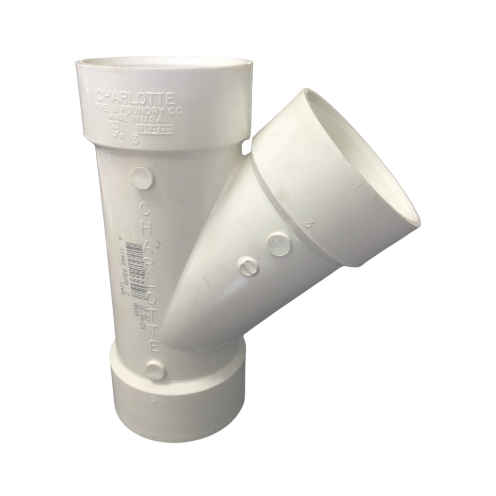 Yee pvc dwv 75mm-3" sanitario sch-40 | HOPSA Tienda Online