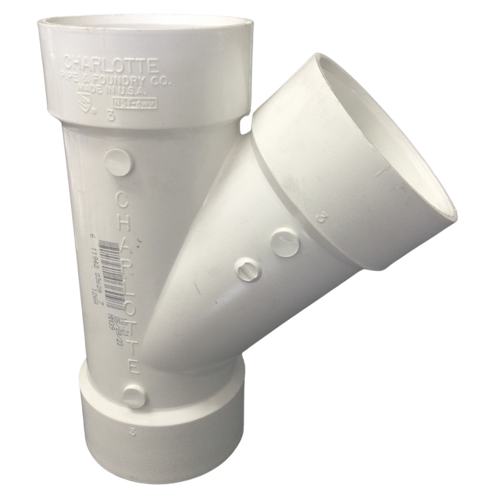 Yee pvc dwv 75mm-3 pulgadas sanitario sch-40 | HOPSA Tienda Online