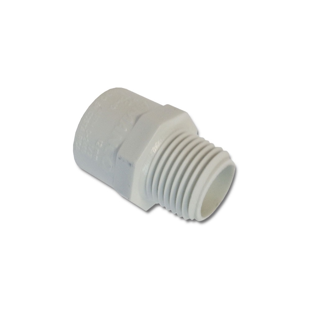Adaptador macho pvc sch-40 12mm-1/2 pulgadas c/c | HOPSA Tienda Online