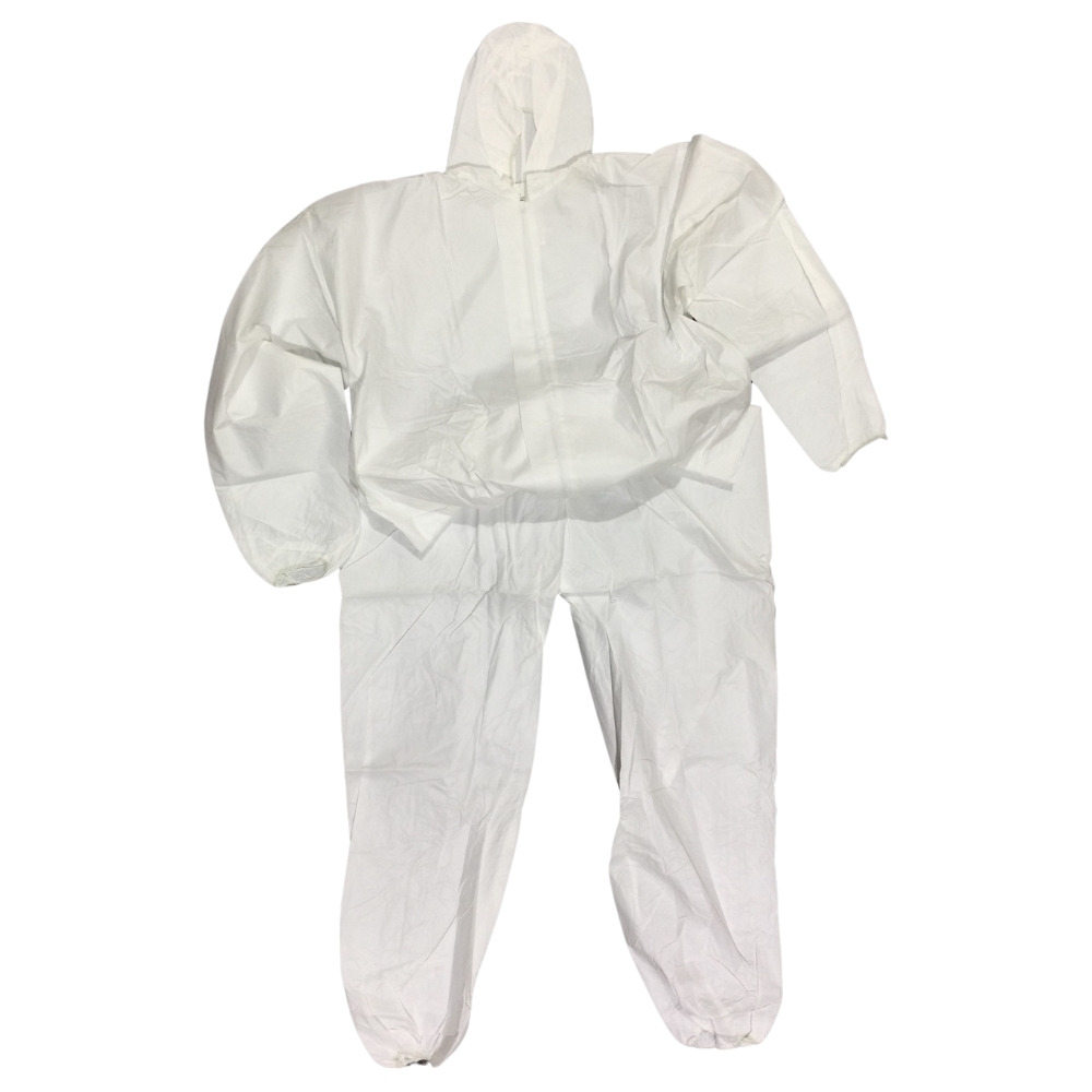 Overall desechable con zipper frontal, capucha y cubre zapatos, talla l ...