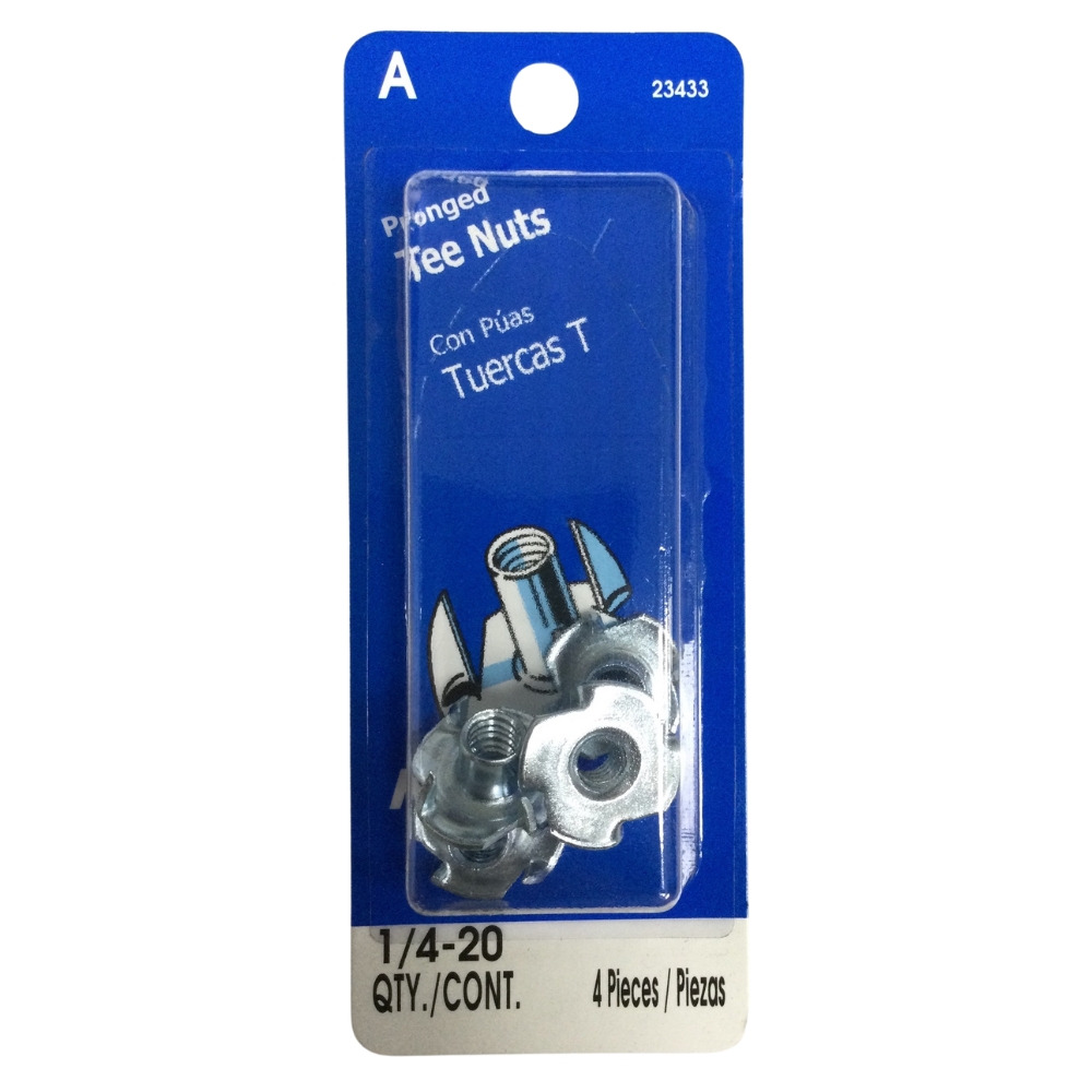 Tuerca tipo tee galvanizada 1/4 pulgadas-20 rosca estandar | HOPSA ...