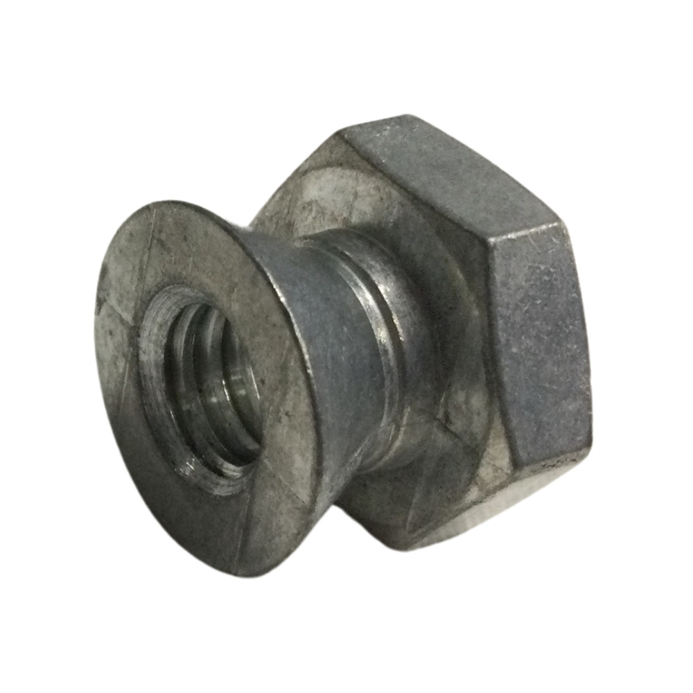 Tuerca de seguridad inviolable zincada 5/16 pulgadas-18 rosca estandar ...